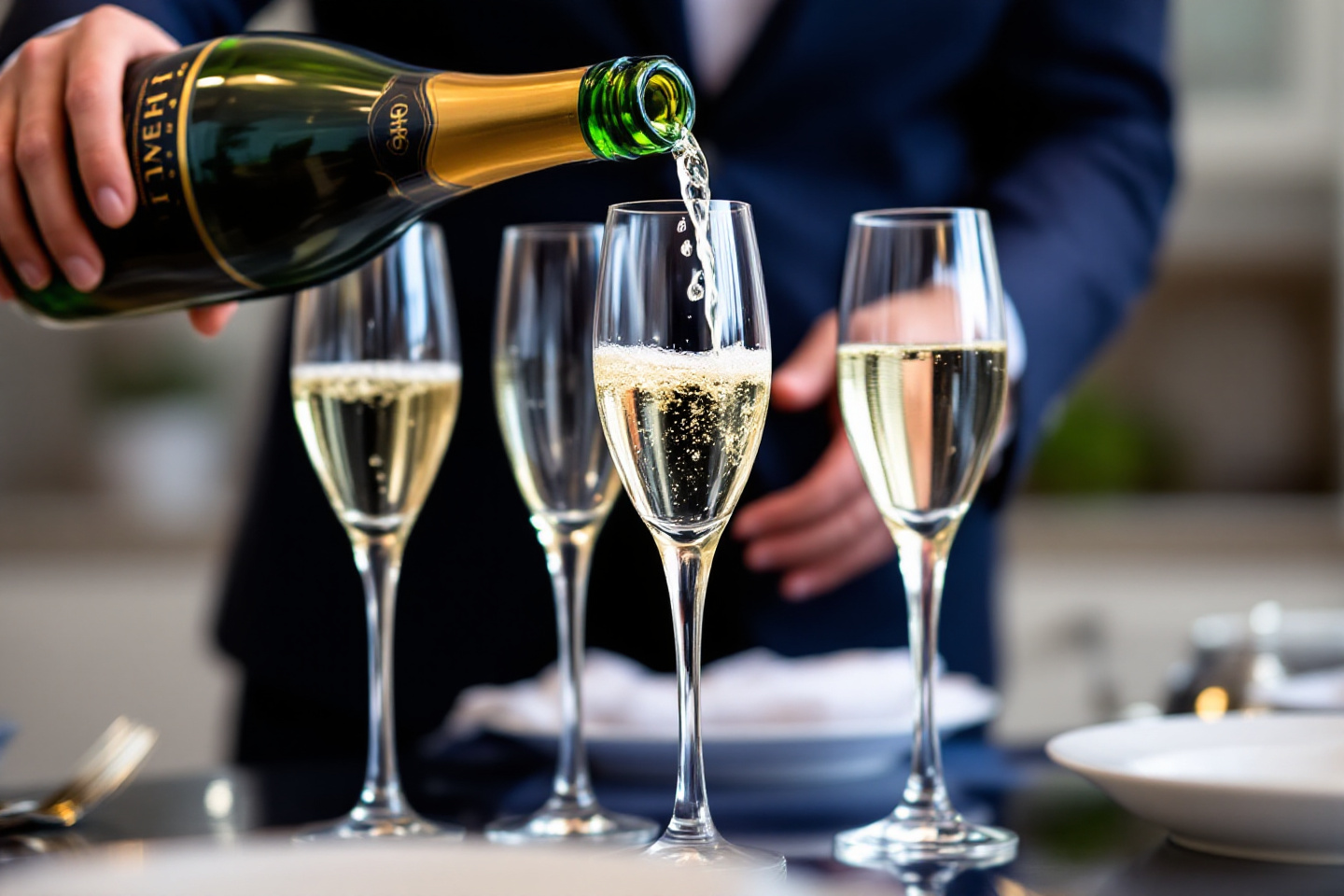 Cómo preparar el champán para una degustación óptima
